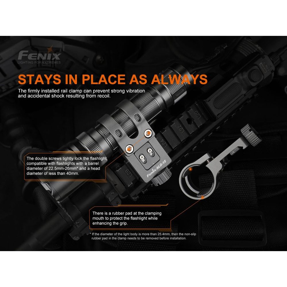 Outdoorweb - Stranová montáž Fenix ALG-15 - Rychloupínací kovová montáž ...