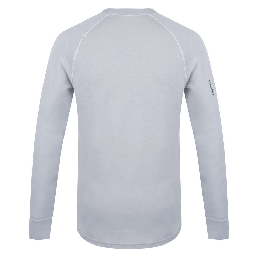 Outdoorweb - Aron M light grey - pánská merino mikina - HUSKY - 1 259 Kč