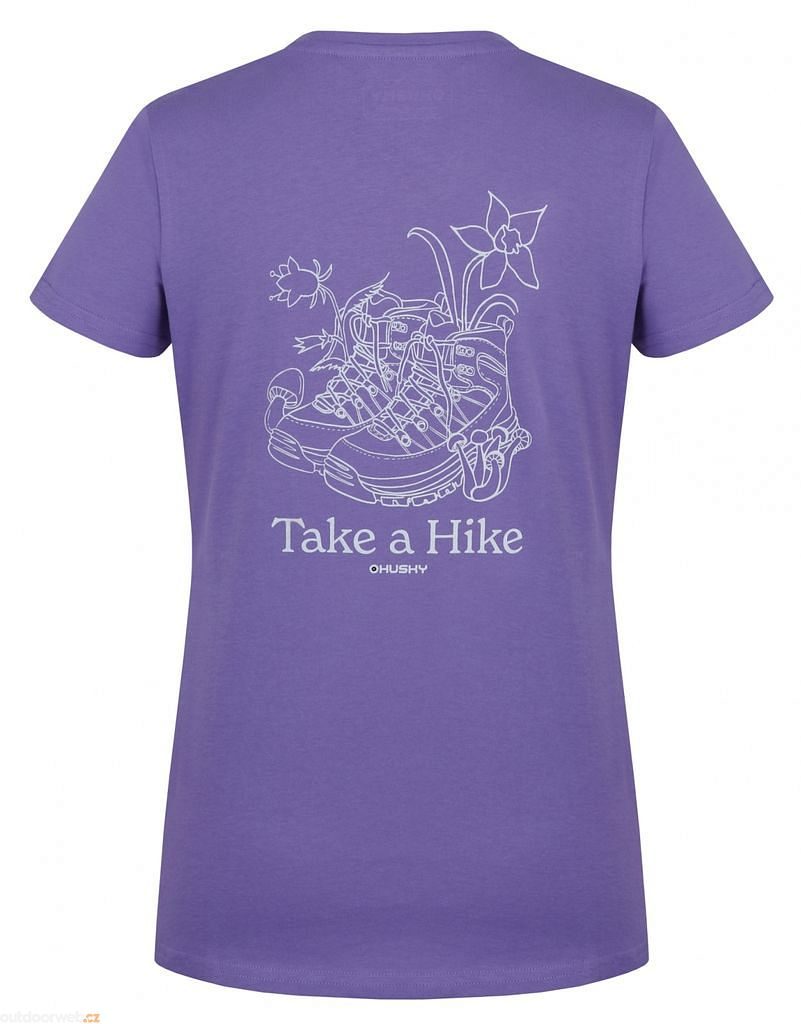 Tee Walker L purple - Dámské bavlněné triko - HUSKY - 749 Kč