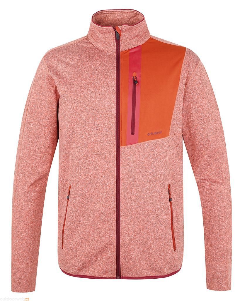 Ane M dk. brick orange - Men's zip-up sweatshirt - HUSKY - 27.77