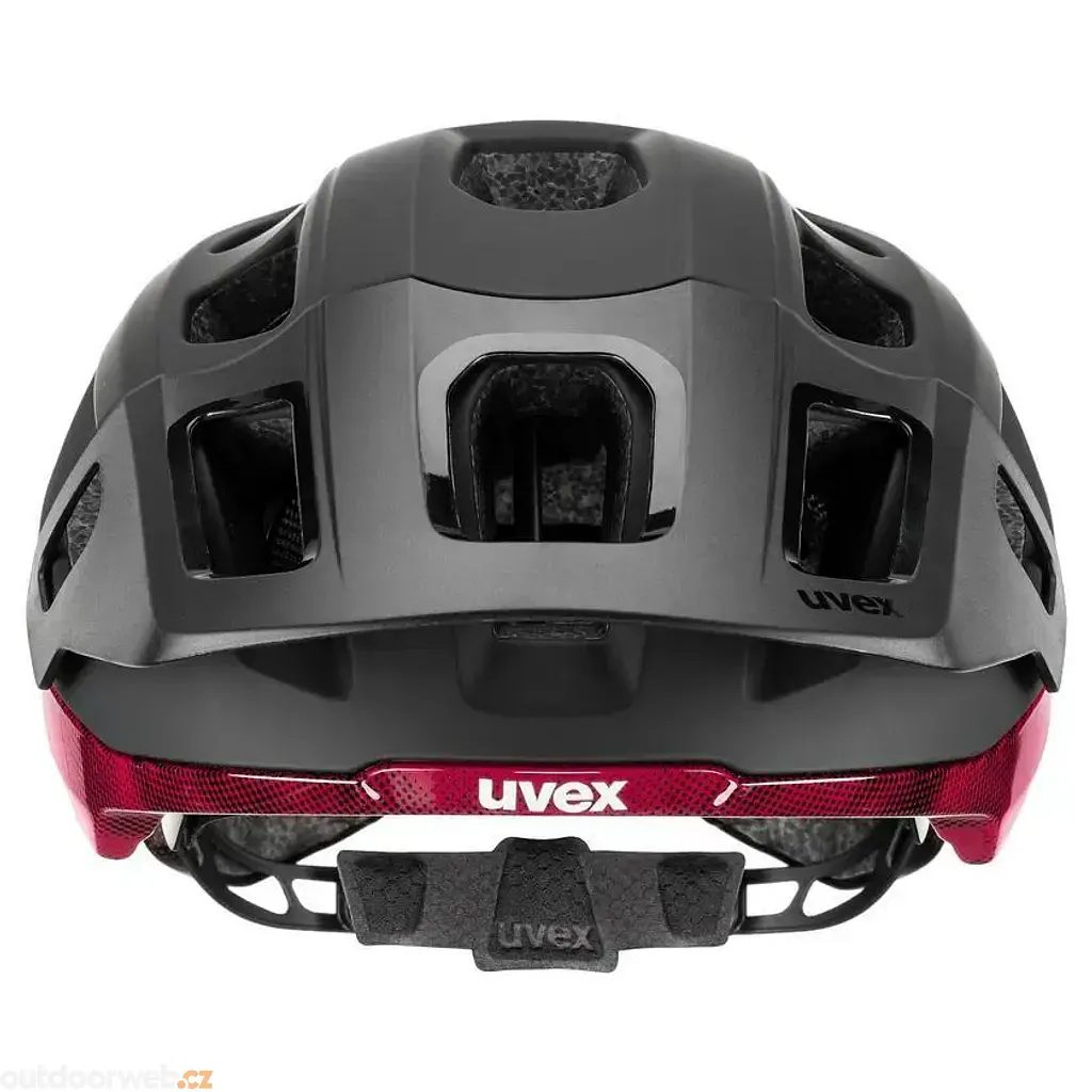 Outdoorweb.eu - REACT MIPS BLACK-RUBY RED MATT 2024 - mtb helmet - UVEX - 101.79
