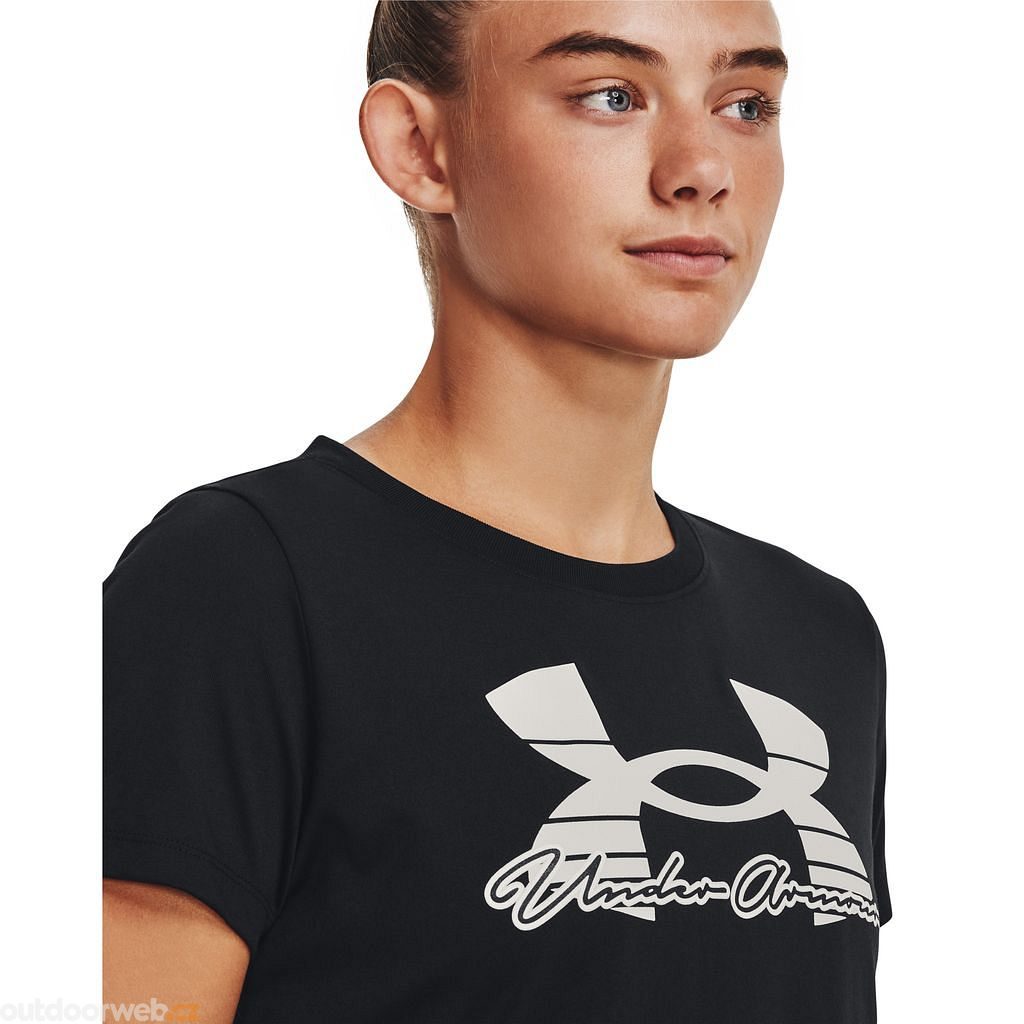 UA Tech Solid Script SSC, Black - tričko krátký rukáv dámské - UNDER ARMOUR - 594 Kč ...