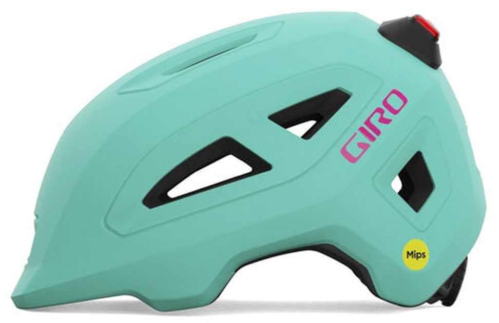 Scamp II LED Mat Screaming Teal - Children's helmet - GIRO - 65.51 ...