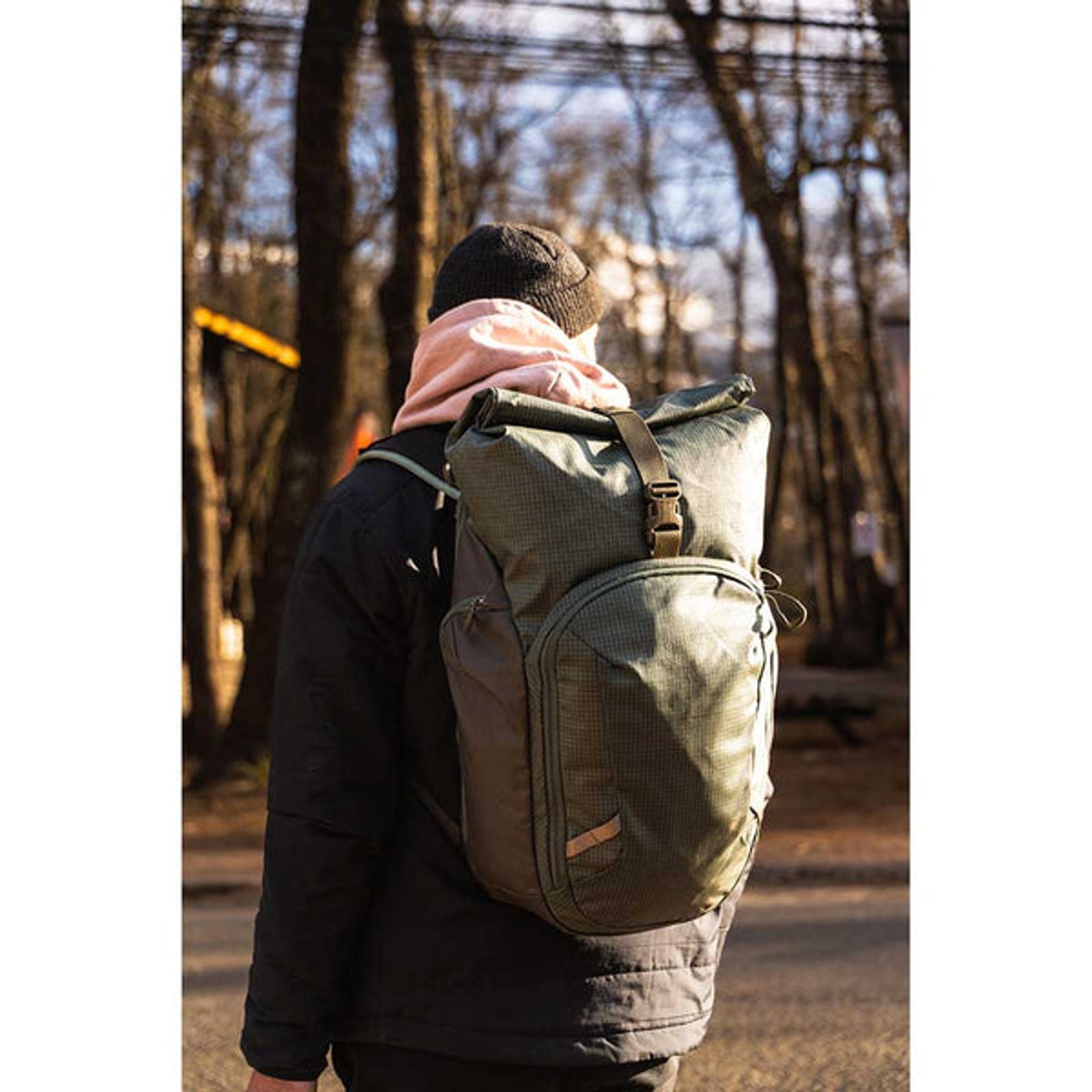 OSPREY TRANSPORTER ROLL TOP PACK 30, raven black/black