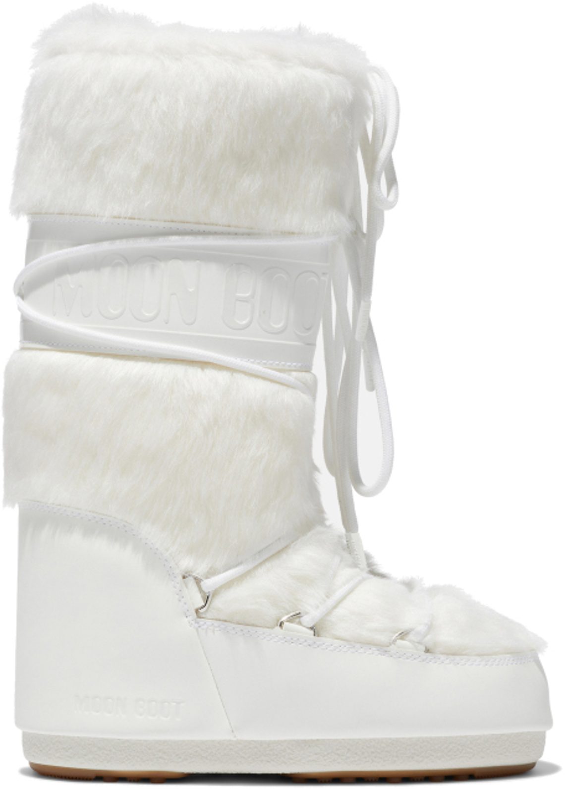 ICON FAUX FUR OPTICAL WHITE - Sněhule dámské - MOON BOOT - 5 279 Kč