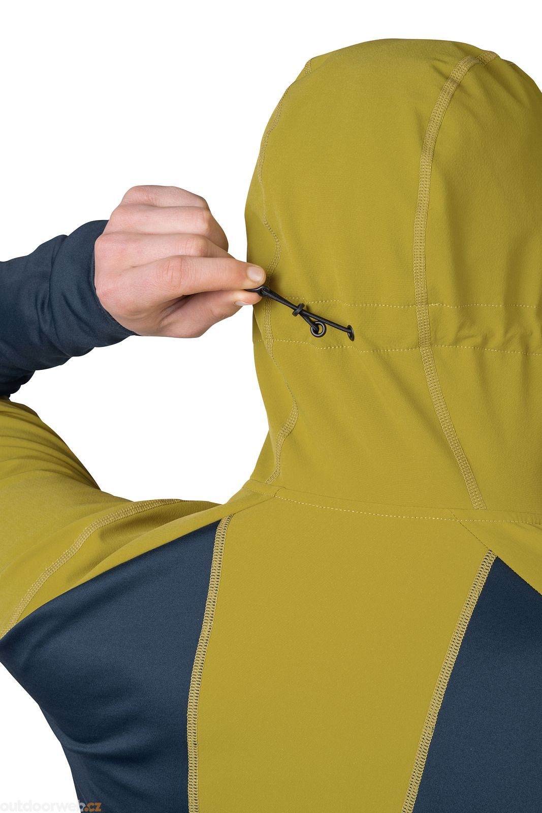 Outdoorweb.eu - TRANE HOODY avocado oil/stratified sea - men's jacket ...