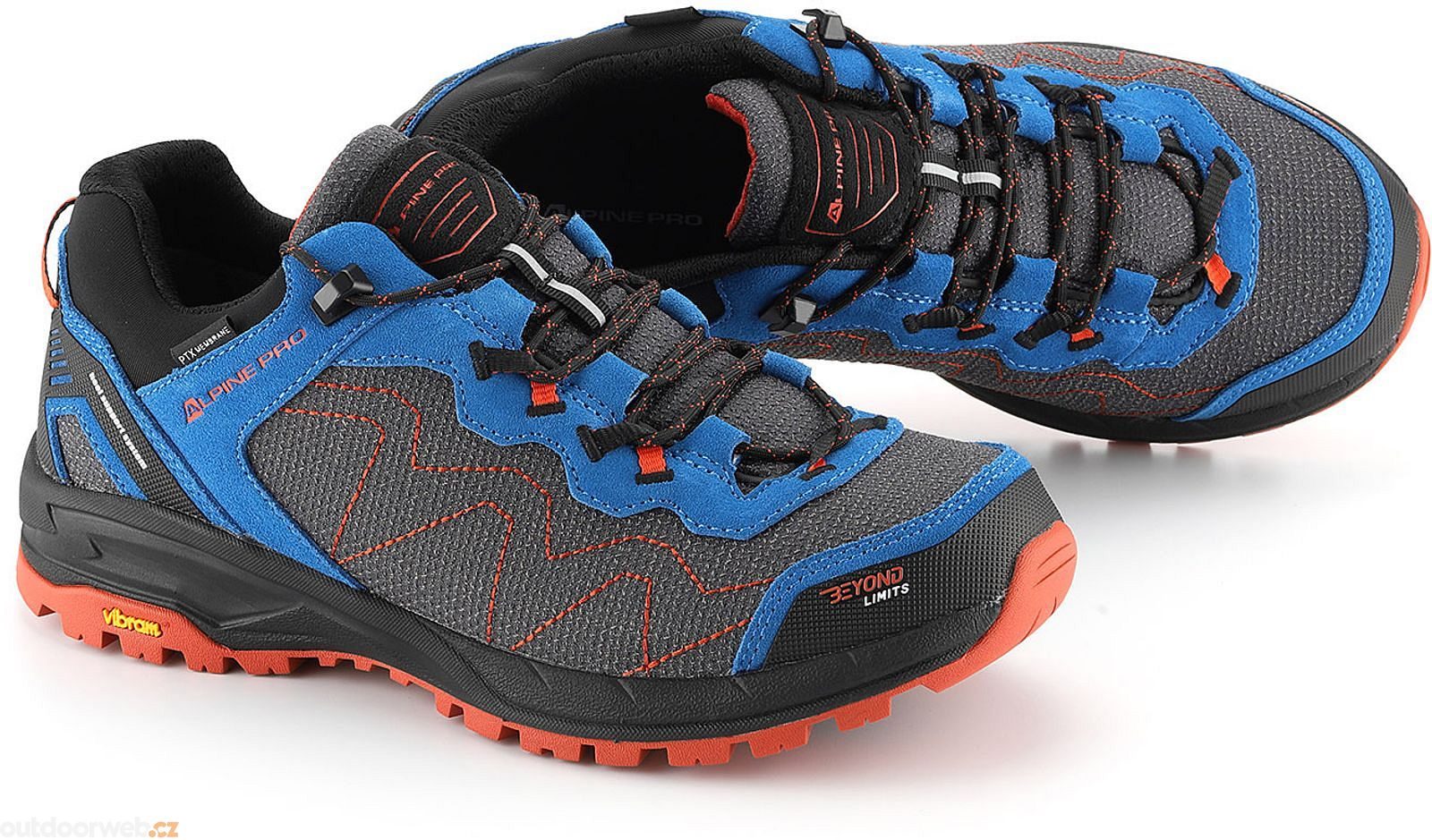 IBANE 2 brilliant blue - Outdoor shoes with PTX membrane - ALPINE PRO ...