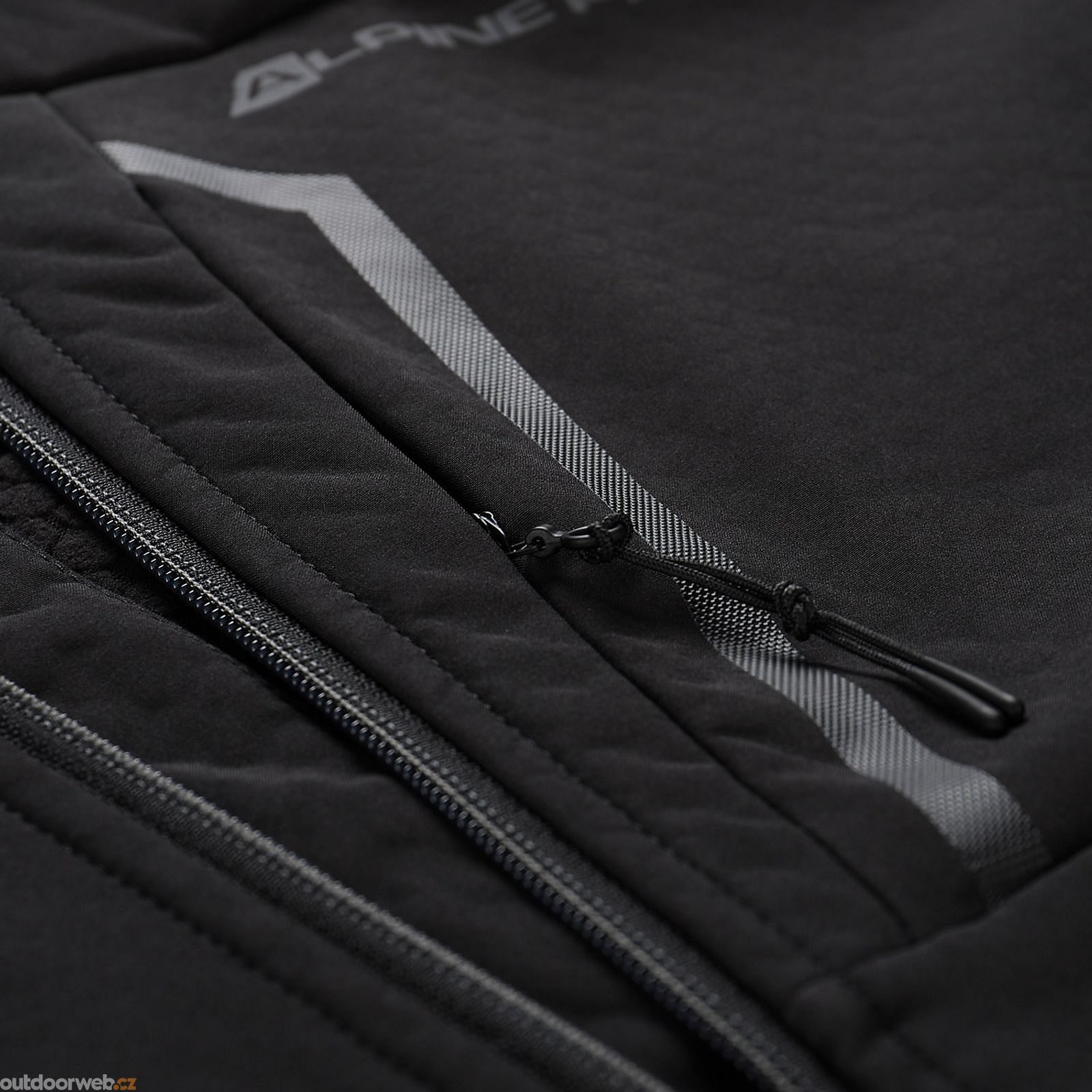 Outdoorweb.eu - HOOR, black - men's softshell jacket - ALPINE PRO - 58.77