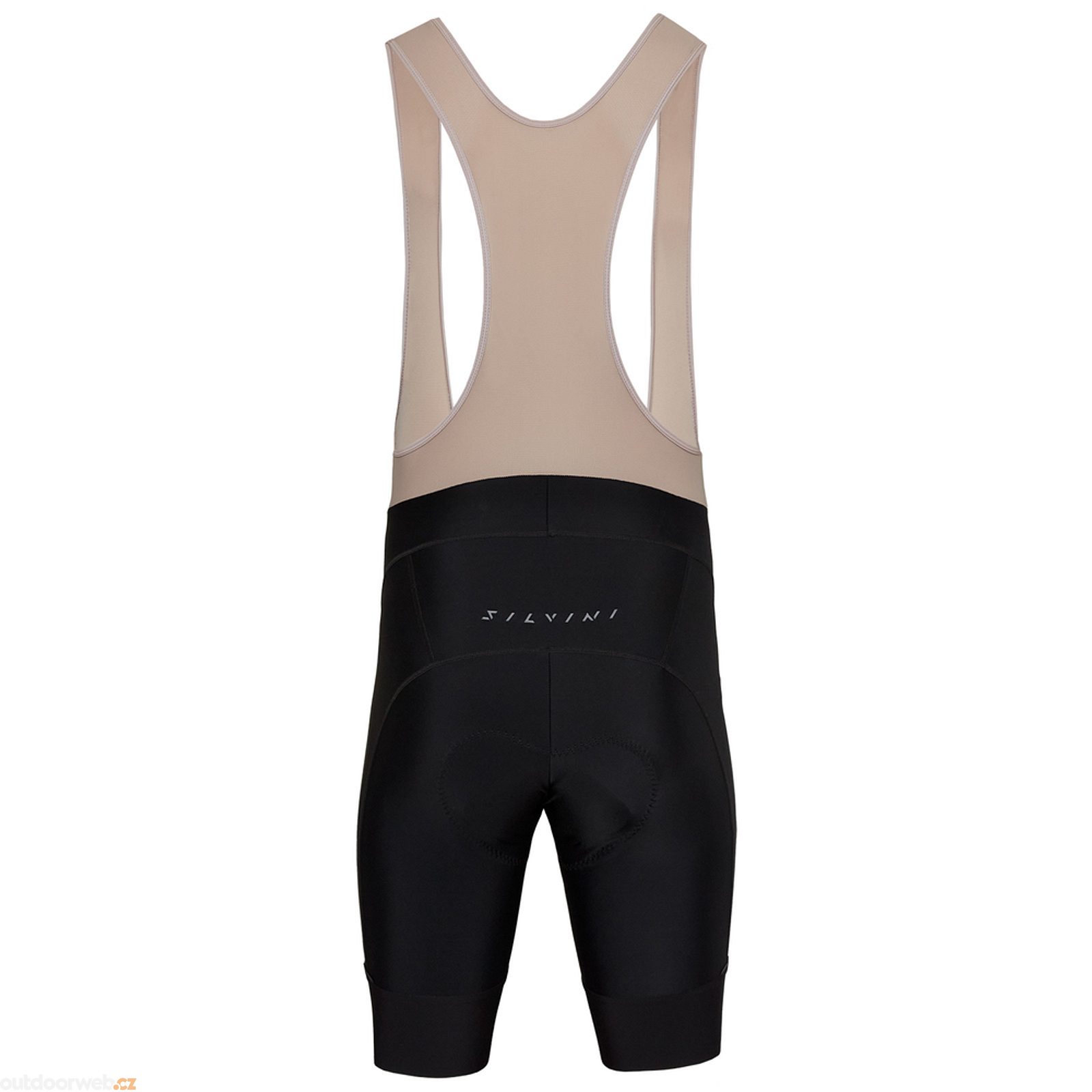 Suelo BIB, black-cream - cyklo kalhoty elastické letní pánské - SILVINI ...