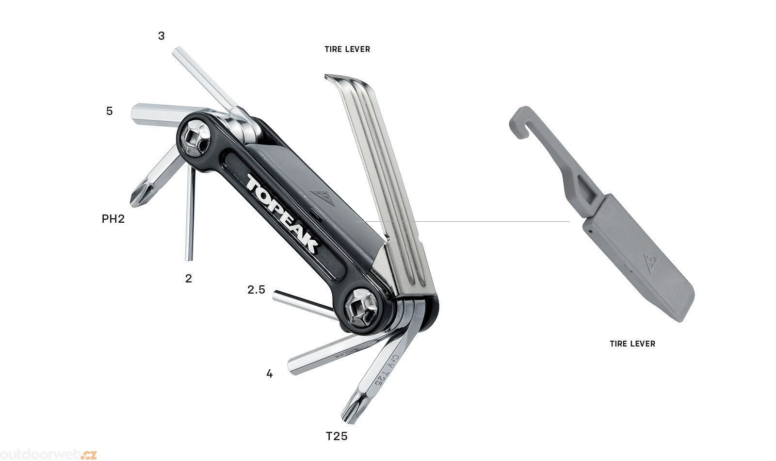 NANOMASTER RXT - tools - TOPEAK - 57,81