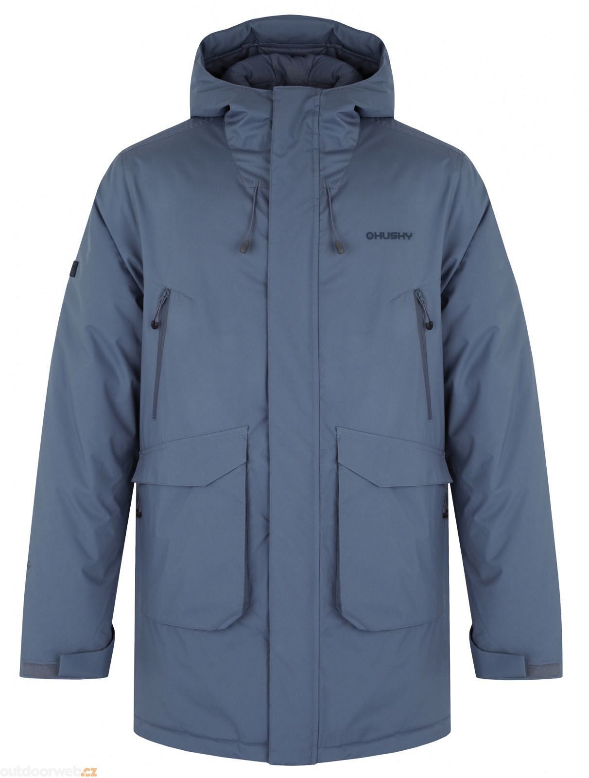 Narvik M faded blue - Men's hardshell insulated coat - HUSKY - 123.12