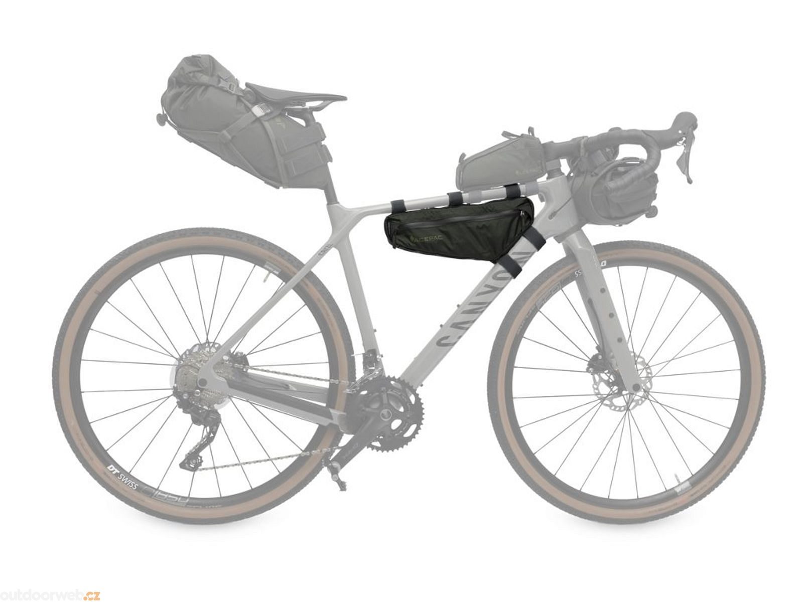 Triangle frame bag MKIII Grey - Small frame bag - ACEPAC - 33,77