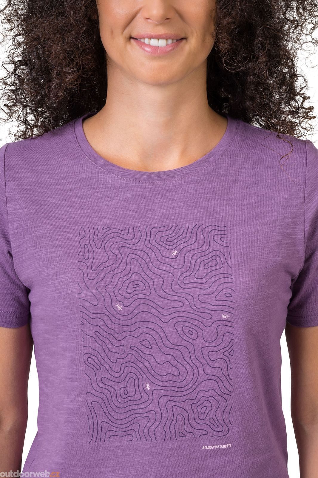 SELIA, grape jam - T-shirt short sleeve ladies - HANNAH - 15,24