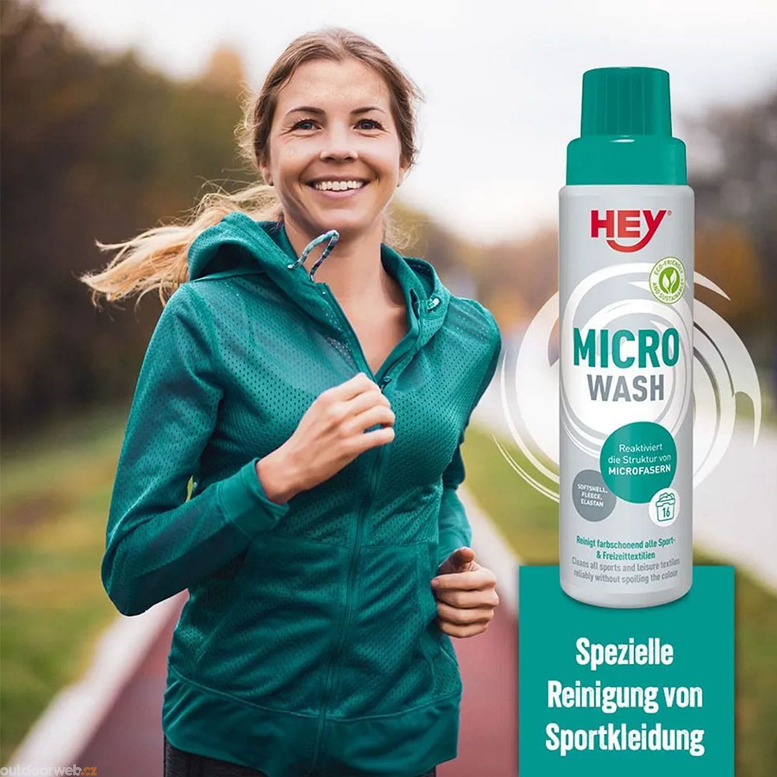 Micro Wash 250 ml - Prací prostředek pro softshell, fleece - HEY SPORT ...