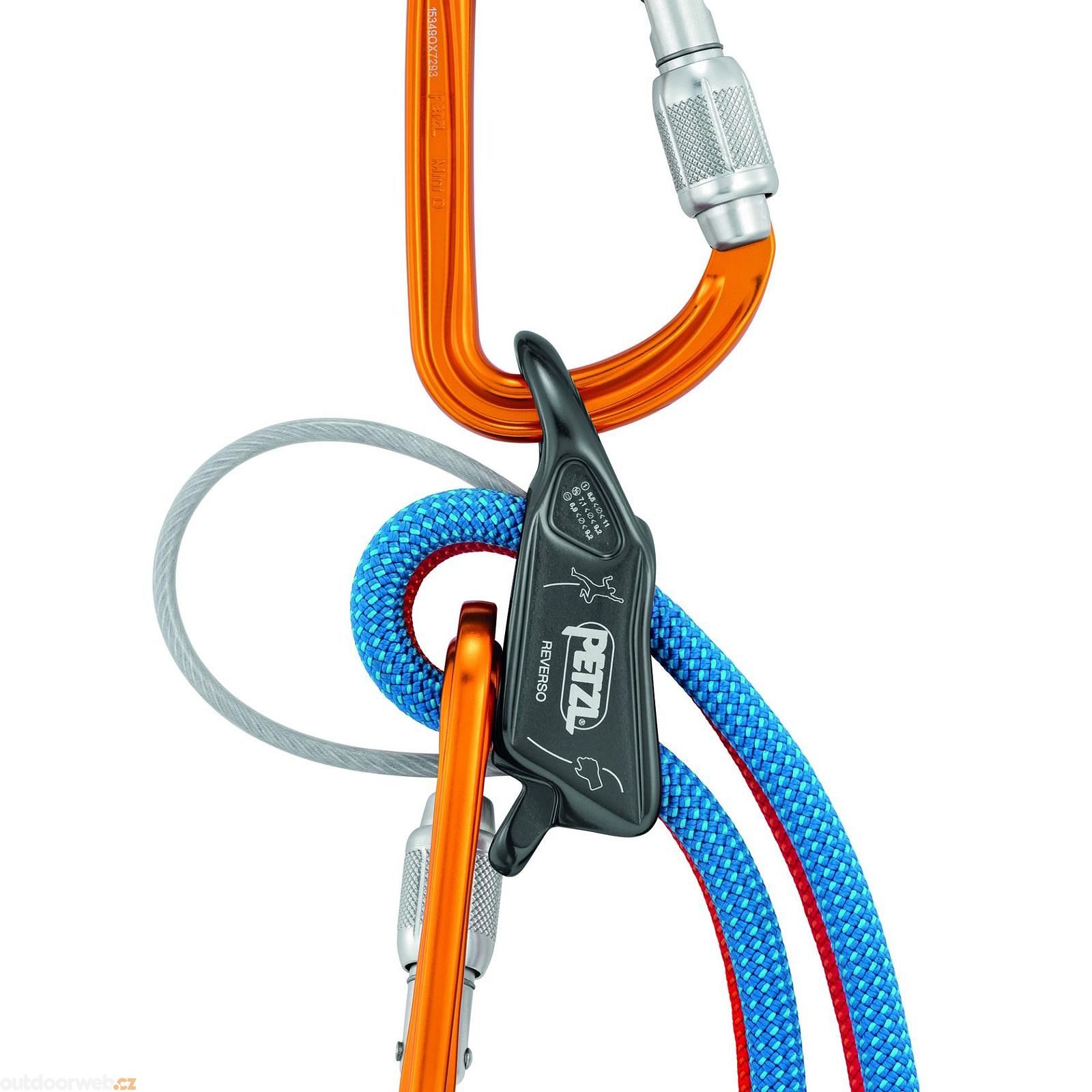 Outdoorweb.eu - REVERSO šedá - Securing and lowering brake - PETZL - 33 ...
