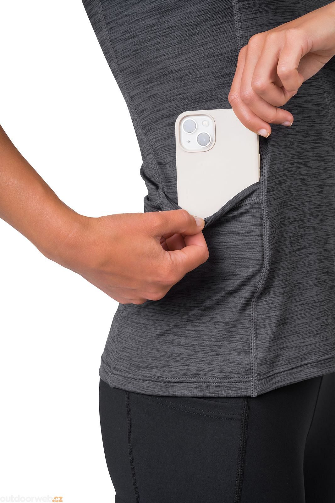 Outdoorweb.eu - RINA, anthracite mel - women's singlet - HANNAH - 21.85