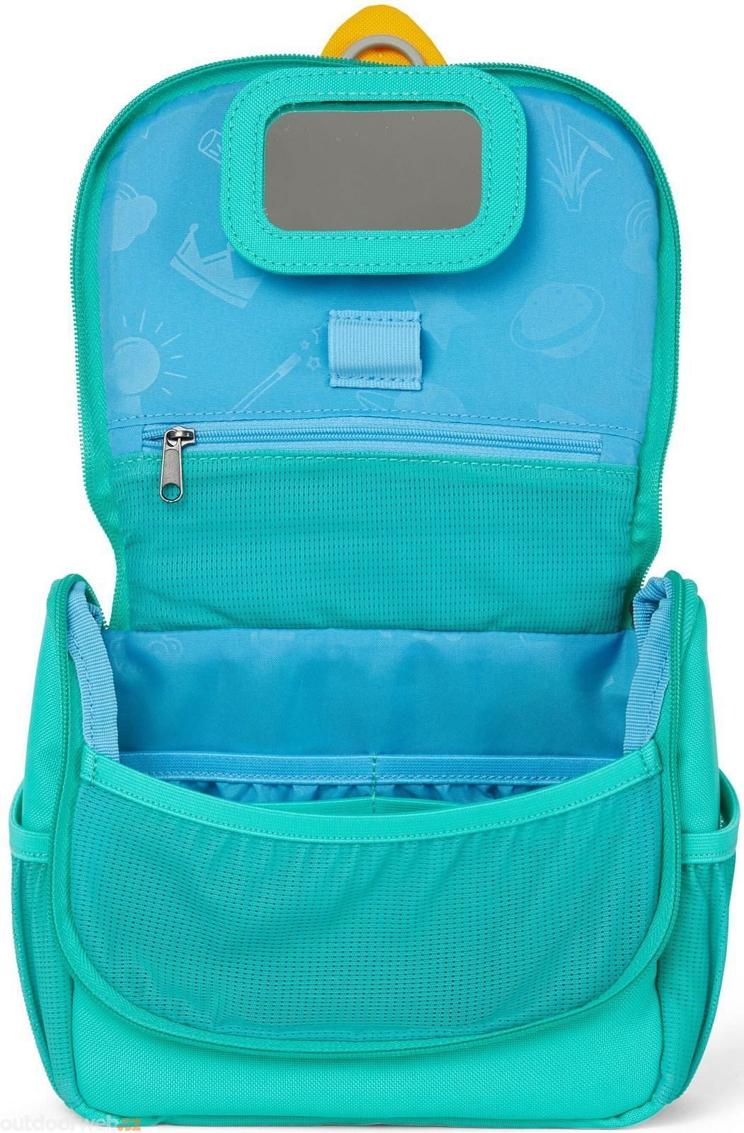 Kids Toiletry Bag Olivia Owl - turquoise - Dětská kosmetická taštička - AFFENZAHN - 28.57