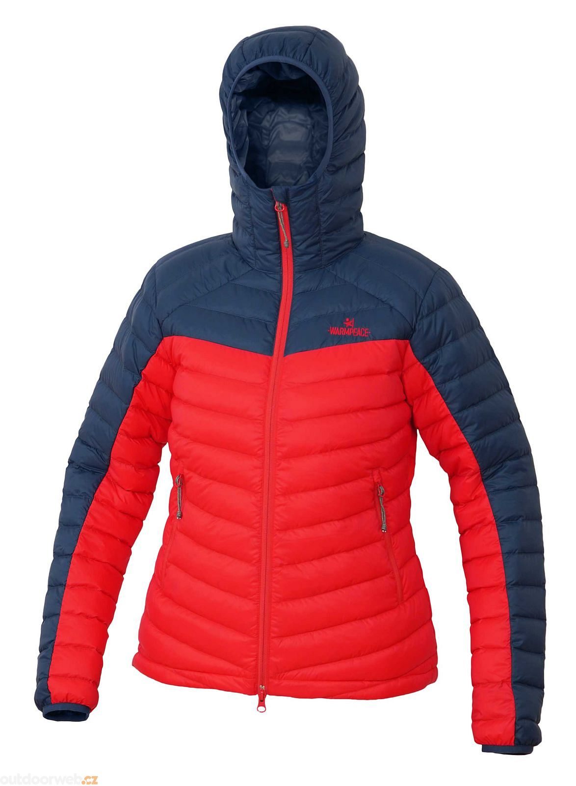 Outdoorweb.eu - VIKI LADY red/majolica blue - Ultralehká dámská péřová ...