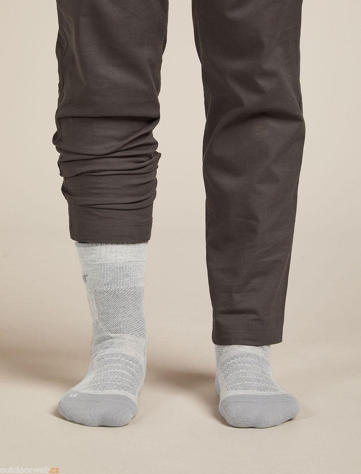 W Mer Hike+ Heavy Crew BLIZZARD HTHR/ALLOY - dámské ponožky ...