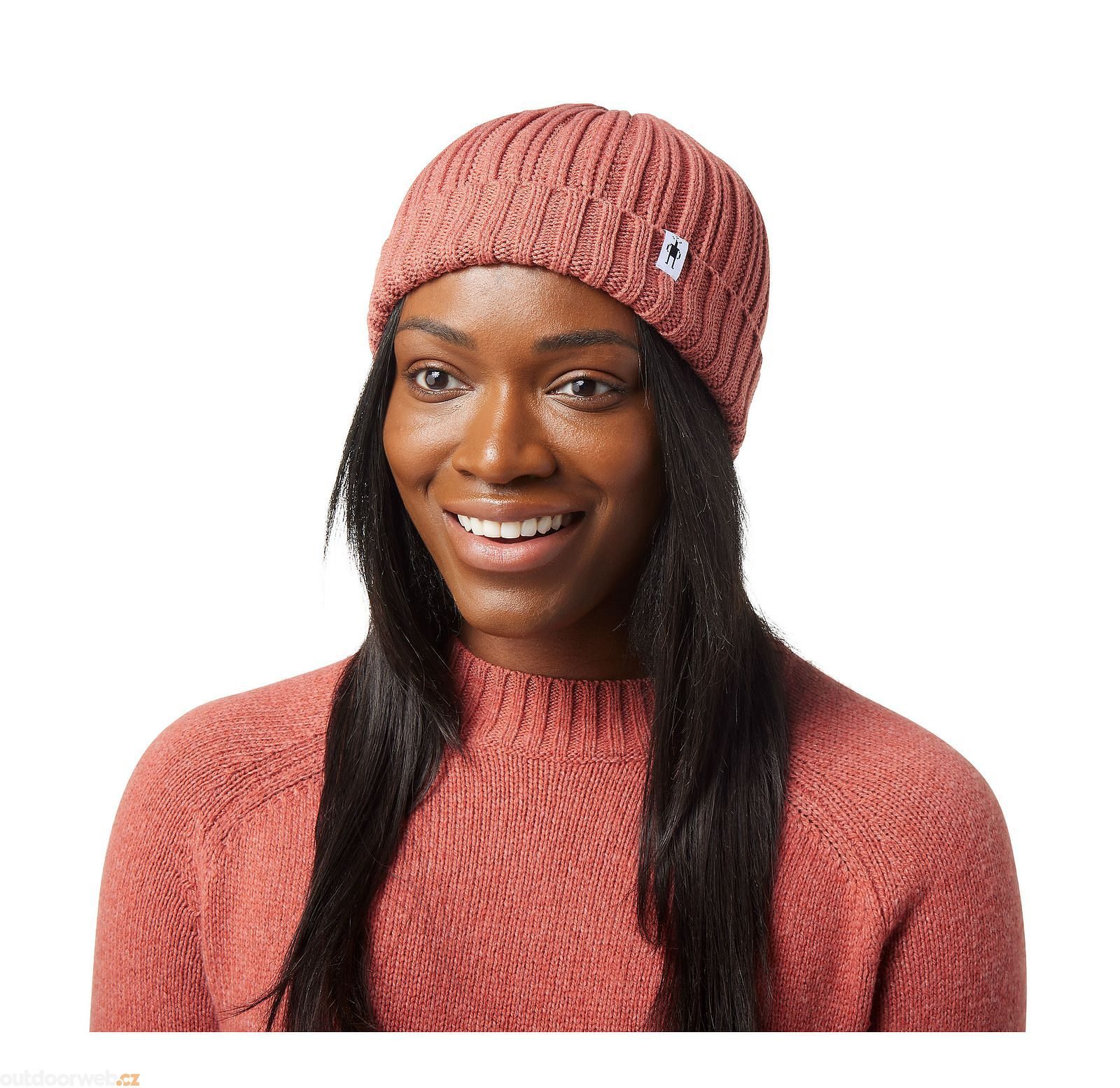 RIB HAT, dusty cedar heather - caps - SMARTWOOL - 23,34