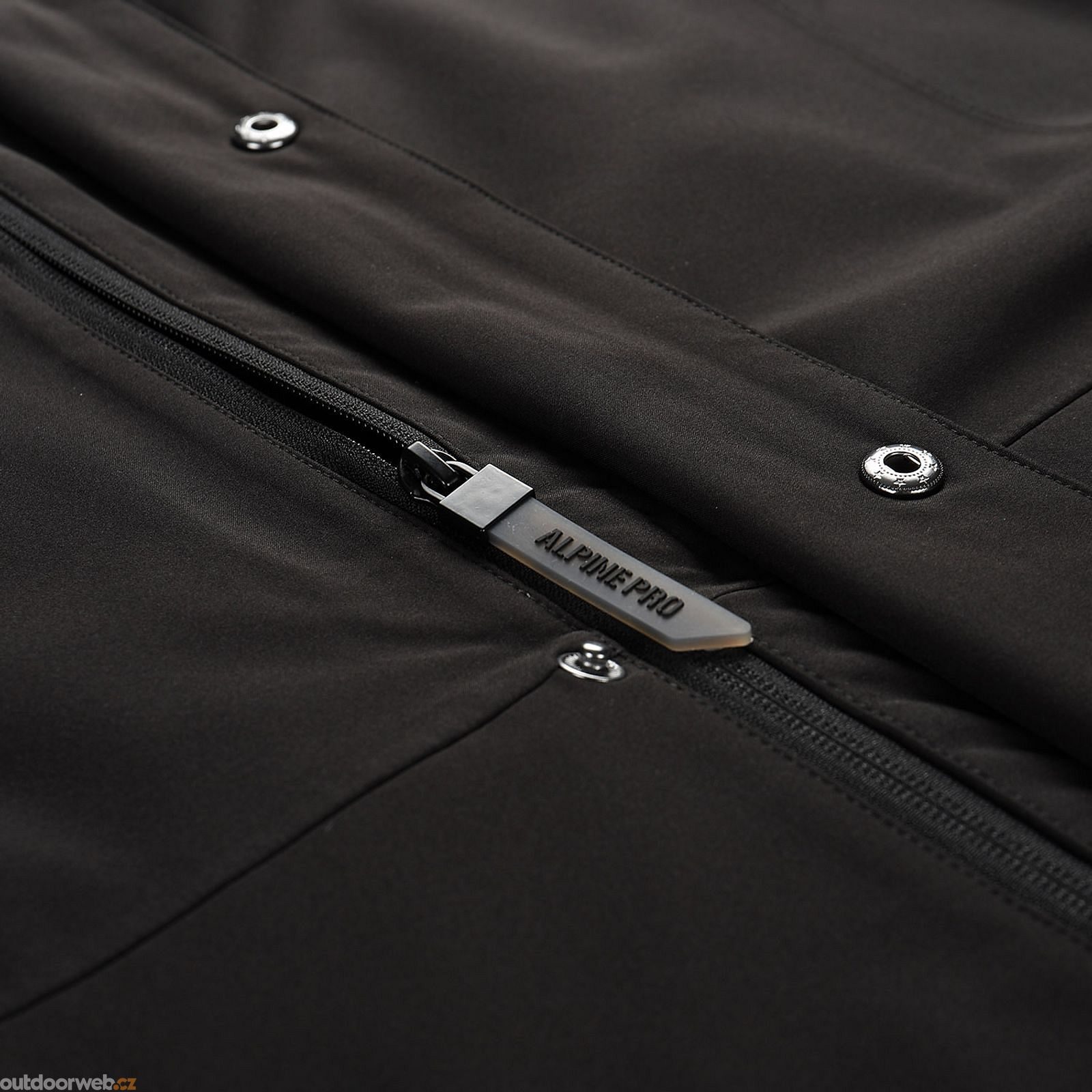 Outdoorweb - SETIJ black - Pánský kabát s membránou ptx - ALPINE PRO - 4 299 Kč