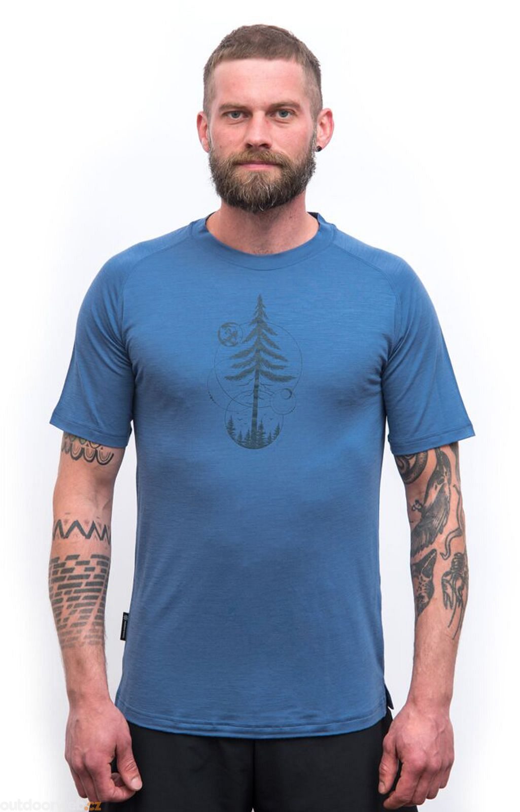 Outdoorweb - MERINO AIR EARTH riviera blue - dámské triko kr.rukáv ...