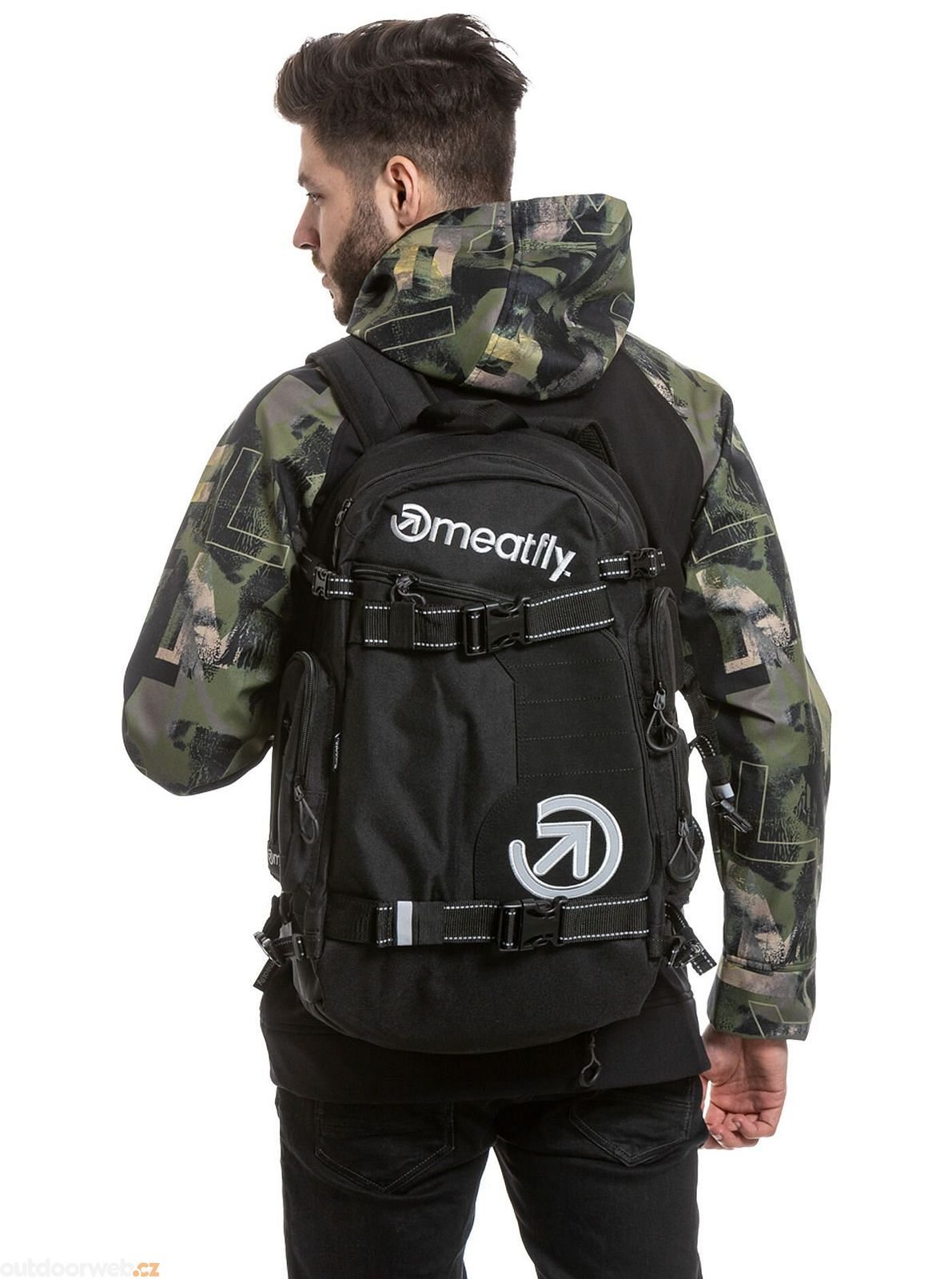 Wanderer 28, Black - city backpack - MEATFLY - 71.47