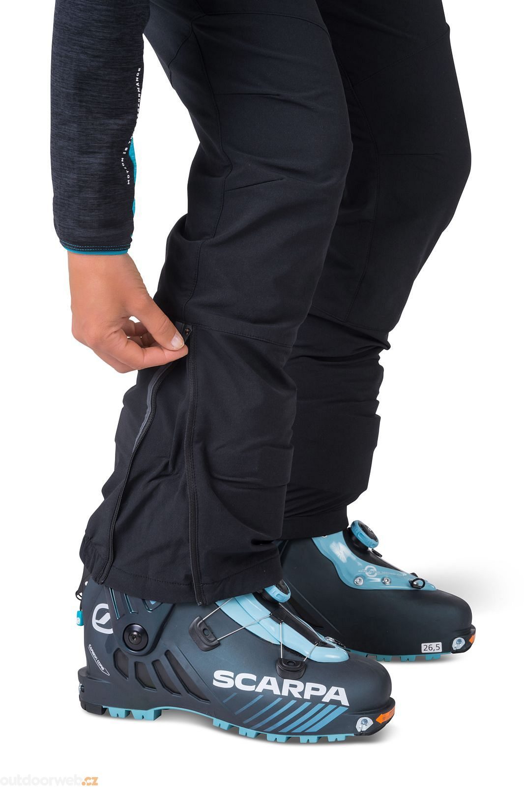 Outdoorweb - KASH W PANTS, anthracite - kalhoty softshell dámské ...