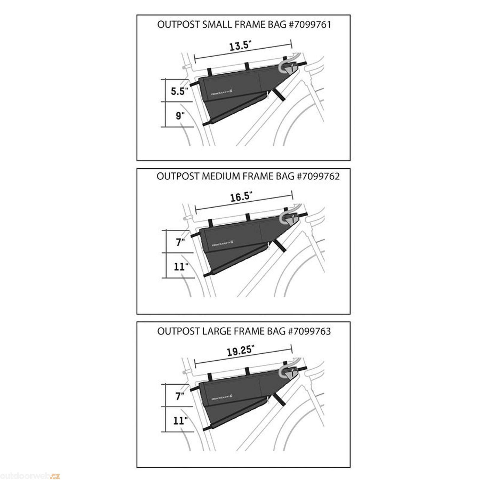 Outpost Frame Bag Medium - brašna do rámu - BLACKBURN - 1 313 Kč