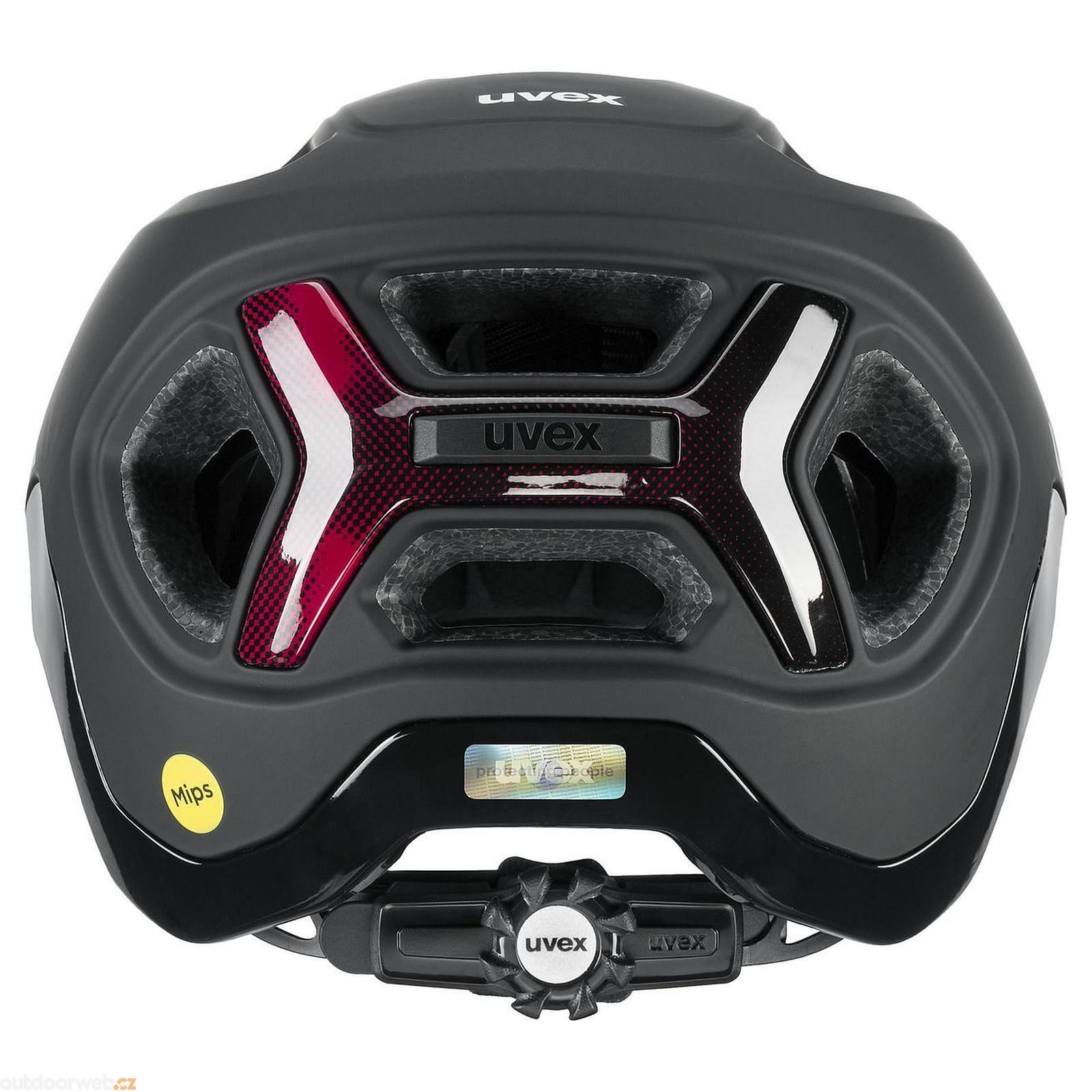 Outdoorweb - REACT MIPS BLACK-RUBY RED MATT 2025 - helma enduro - UVEX - 2 559 Kč