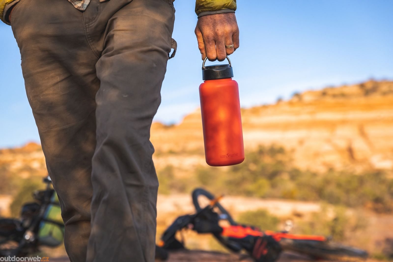 Wide w/Wide Loop Cap - Black 1182 ml - Nerezová lahev - KLEAN KANTEEN ...