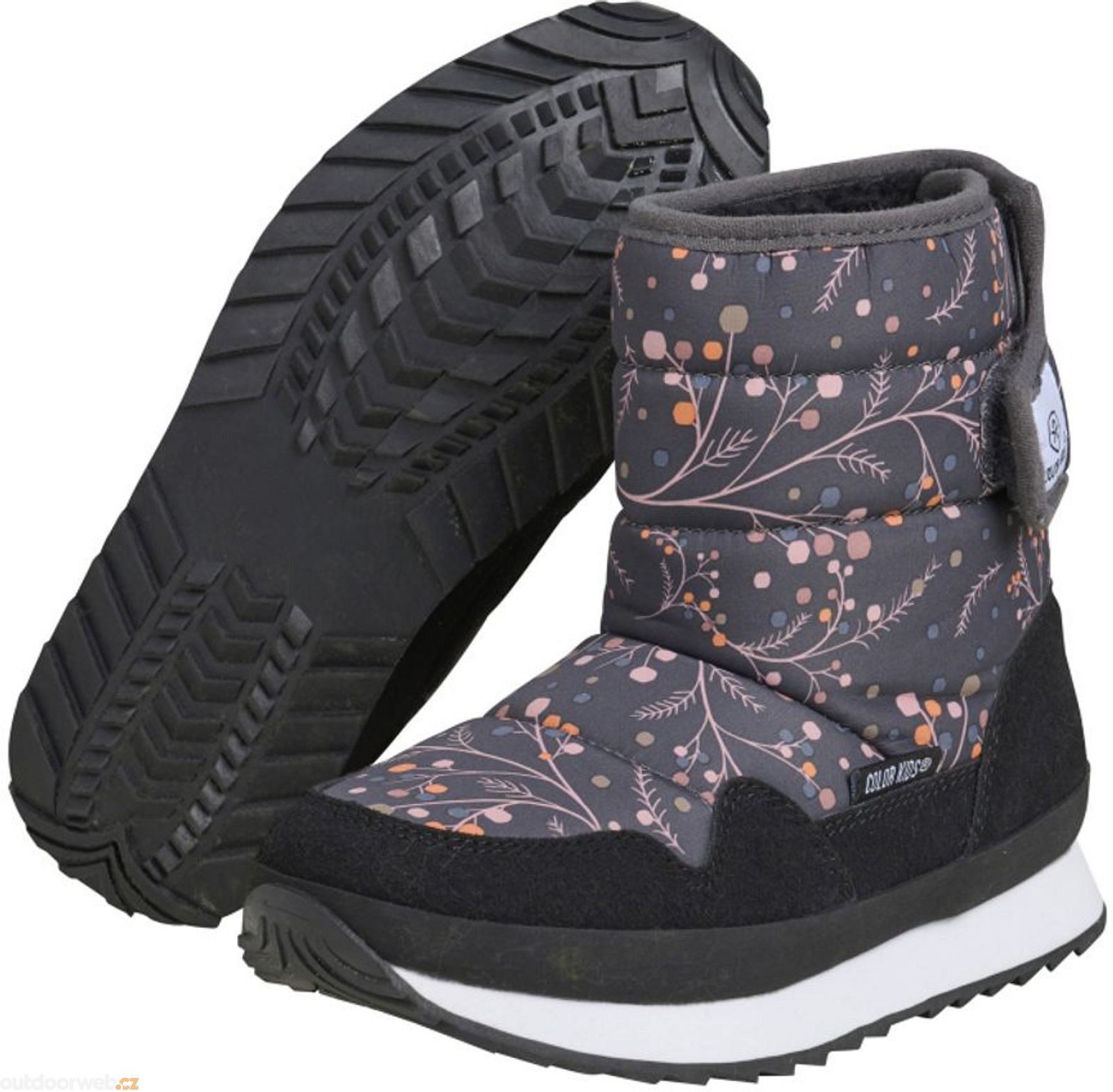 COLOR KIDS Boots W. 1 velcro, phantom