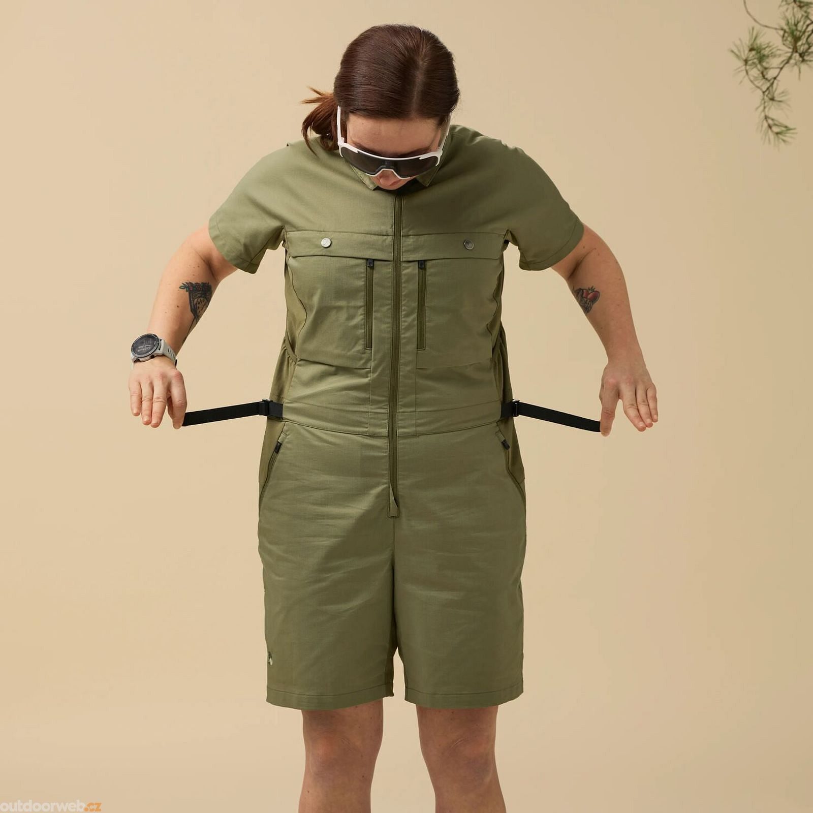 FJÄLLRÄVEN Hoja Field Suit W Green