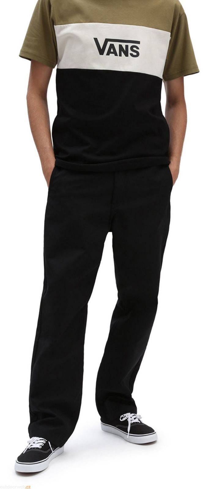 Outdoorweb - MN AUTHENTIC CHINO GLIDE RELAXTAPER PANT BLACK - kalhoty pánské - VANS - 1 194 Kč