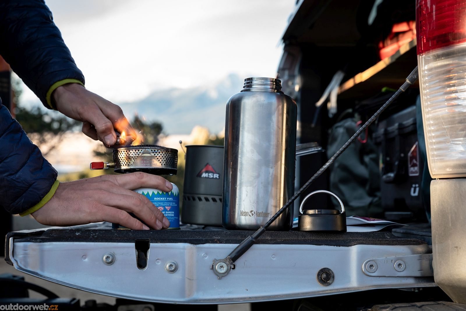 Wide w/Wide Loop Cap - brushed stainless 1900 ml - Nerezová lahev ...