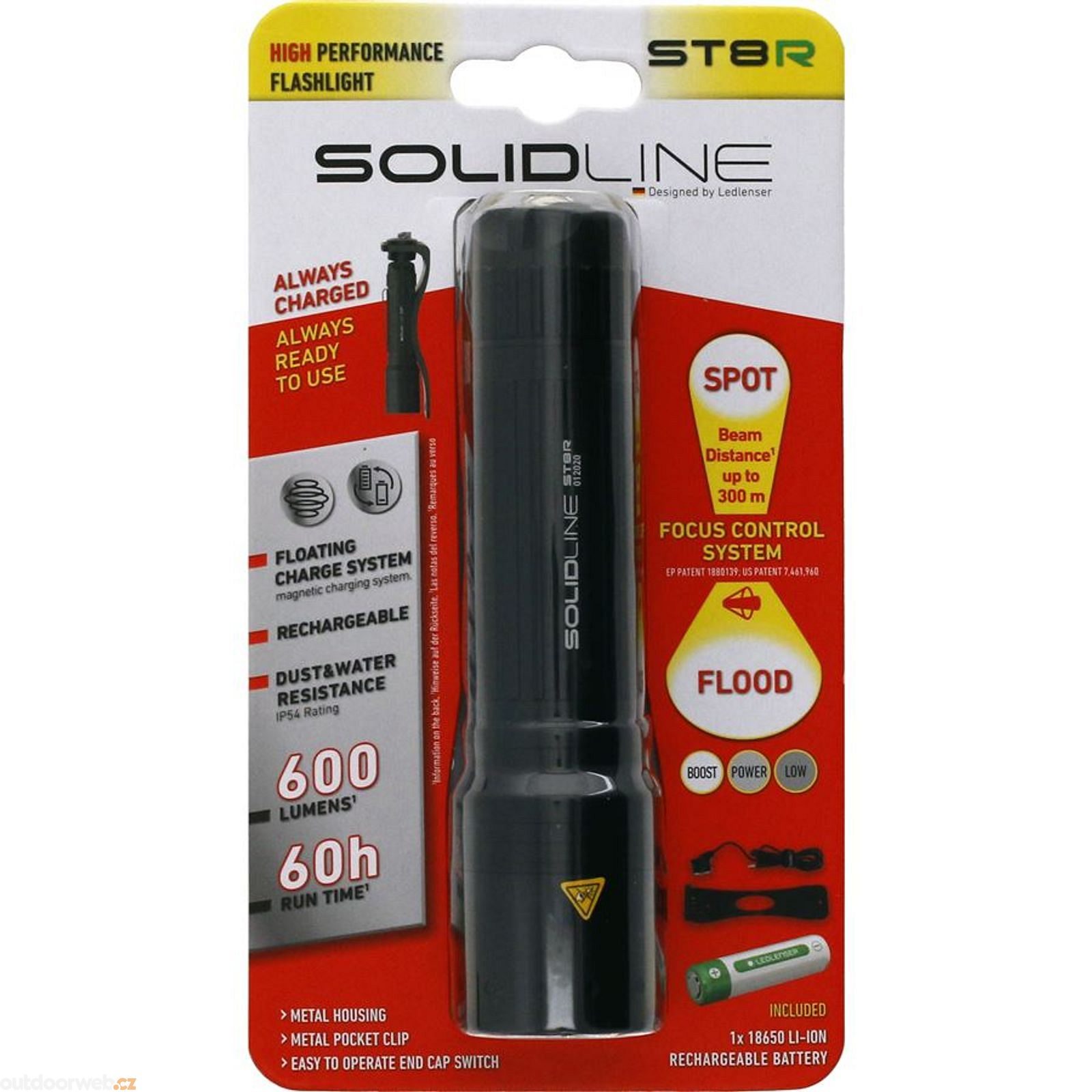SOLIDLINE ST7 BLACK TEST IT, BLISTER - svítilna - LEDLENSER - 760 Kč