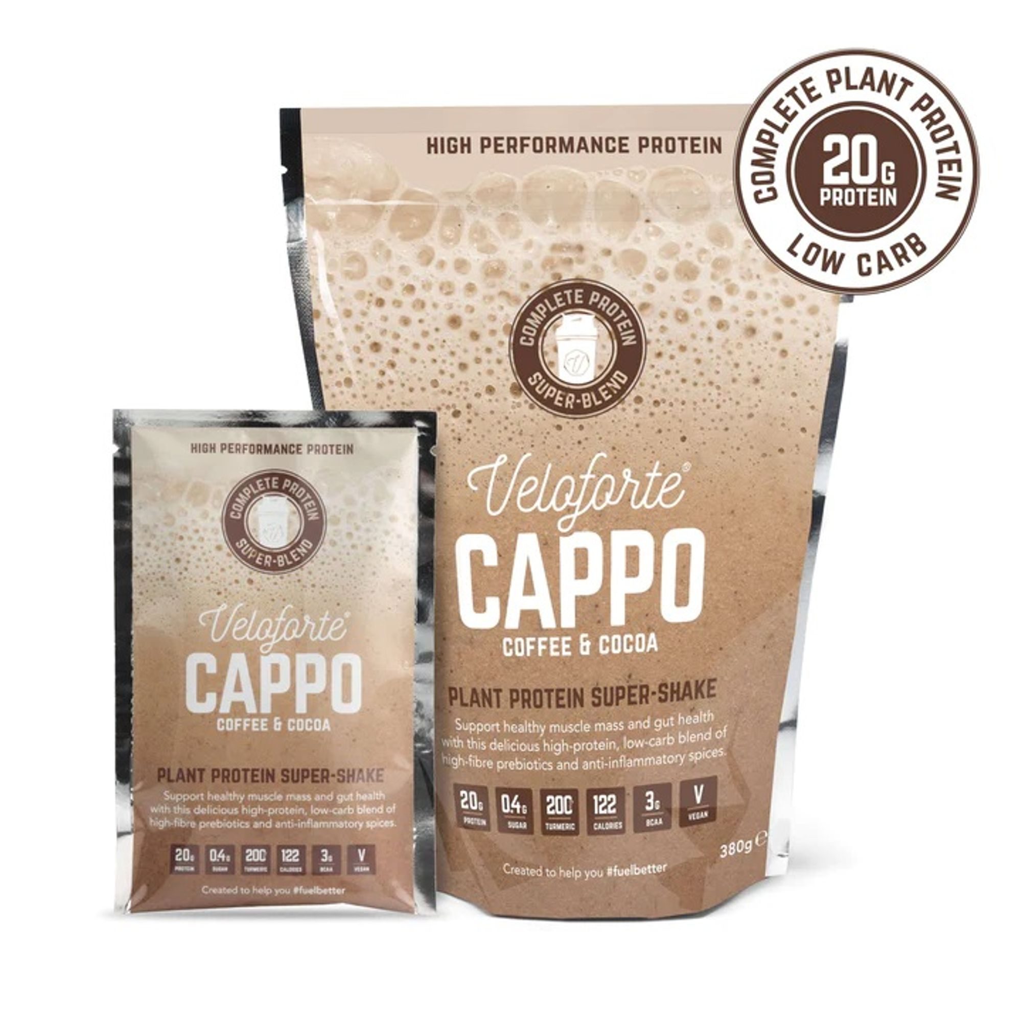 CAPPO Protein Shake - Coffee & Cocoa - Proteinový nápoj - VELOFORTE - 98 Kč