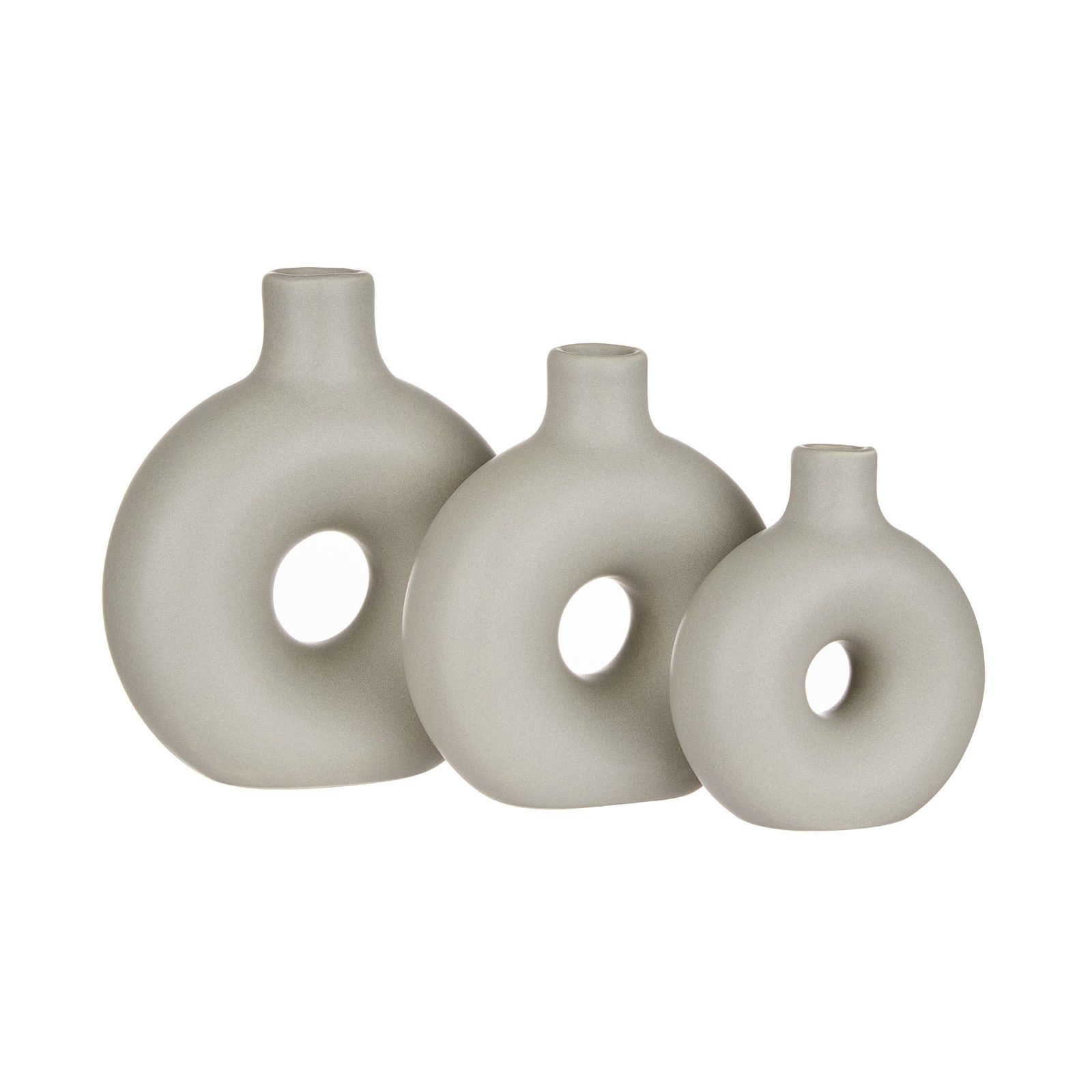 LOOPY Mini váza 10 cm - sv. šedá | Butlers.cz