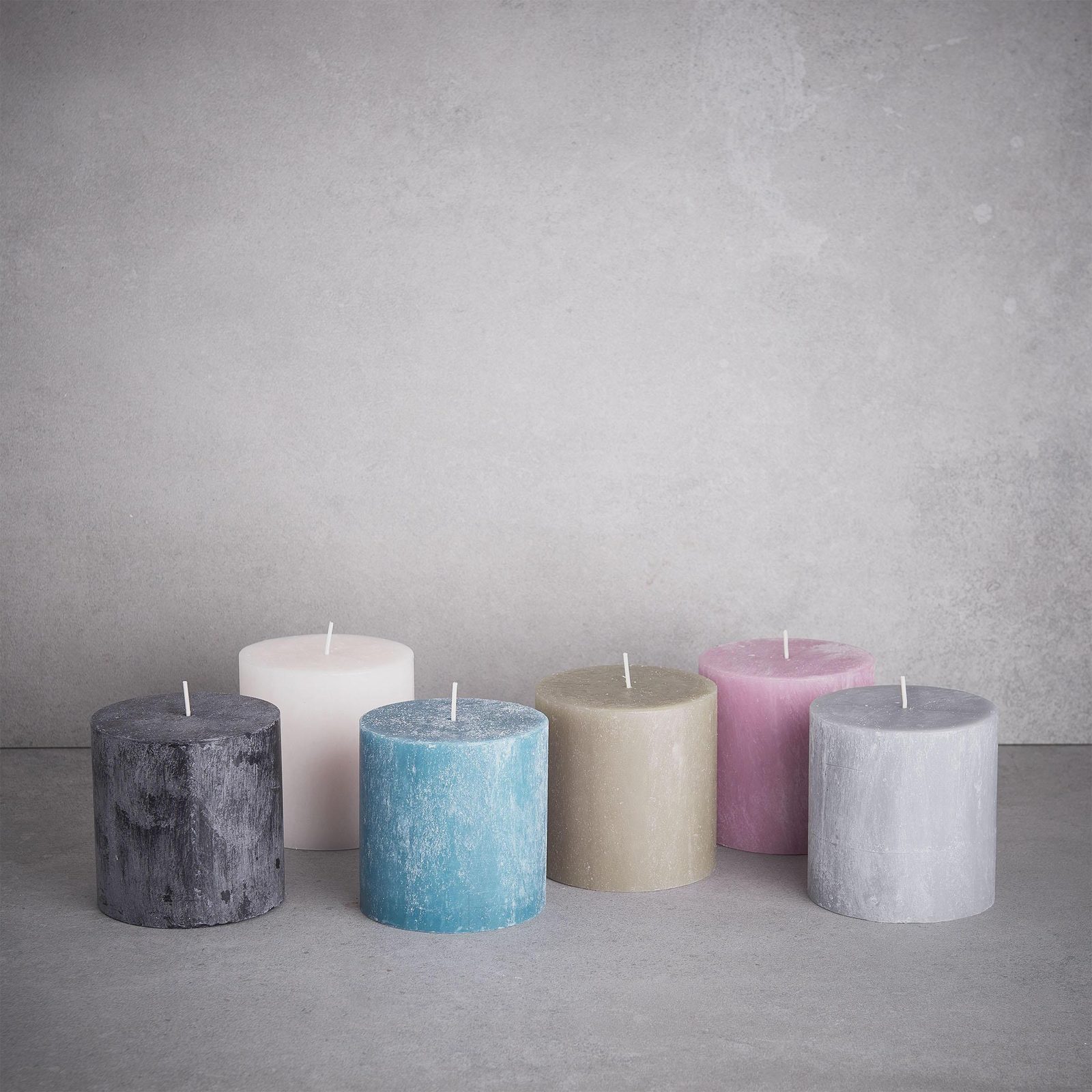 RUSTIC Svíčka 10 cm - sv. růžová | Butlers.cz