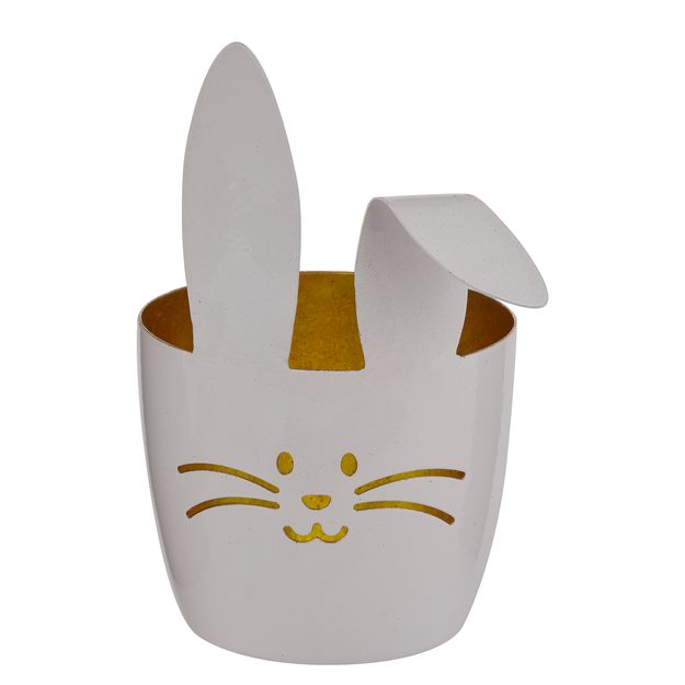 EASTER Lucerna králíček s ušima - bílá | Butlers.cz