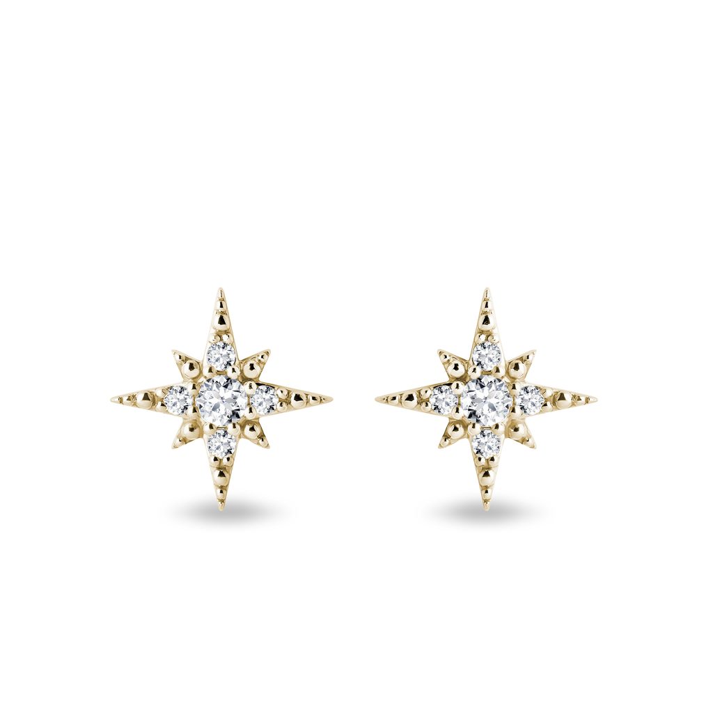 North star diamond earrings store