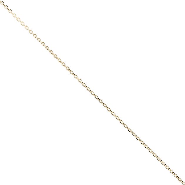 45 cm Anchor Style Chain in Yellow Gold | KLENOTA