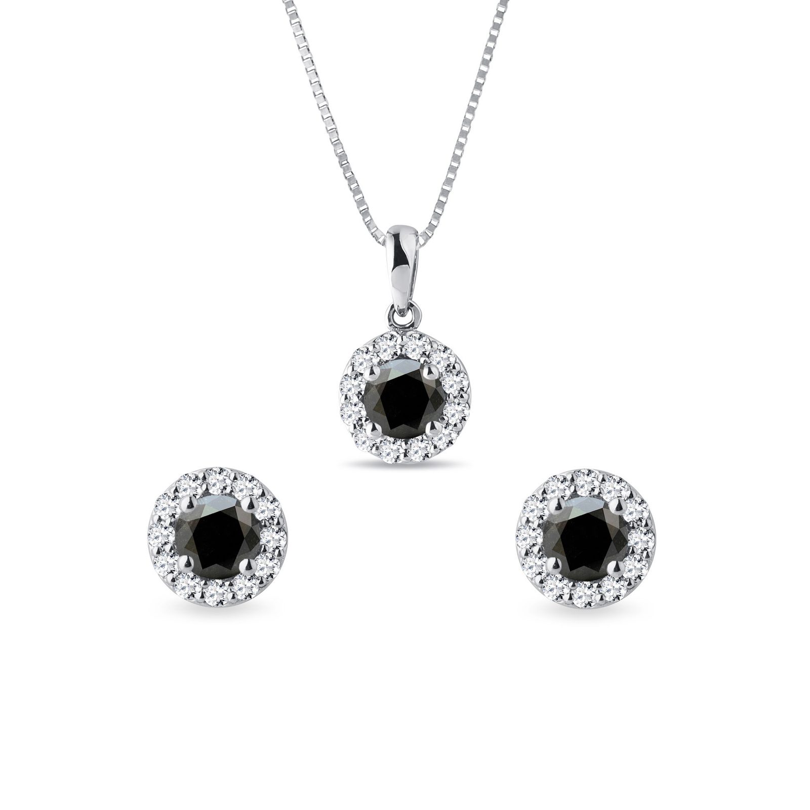 Black and white jewelry sets store