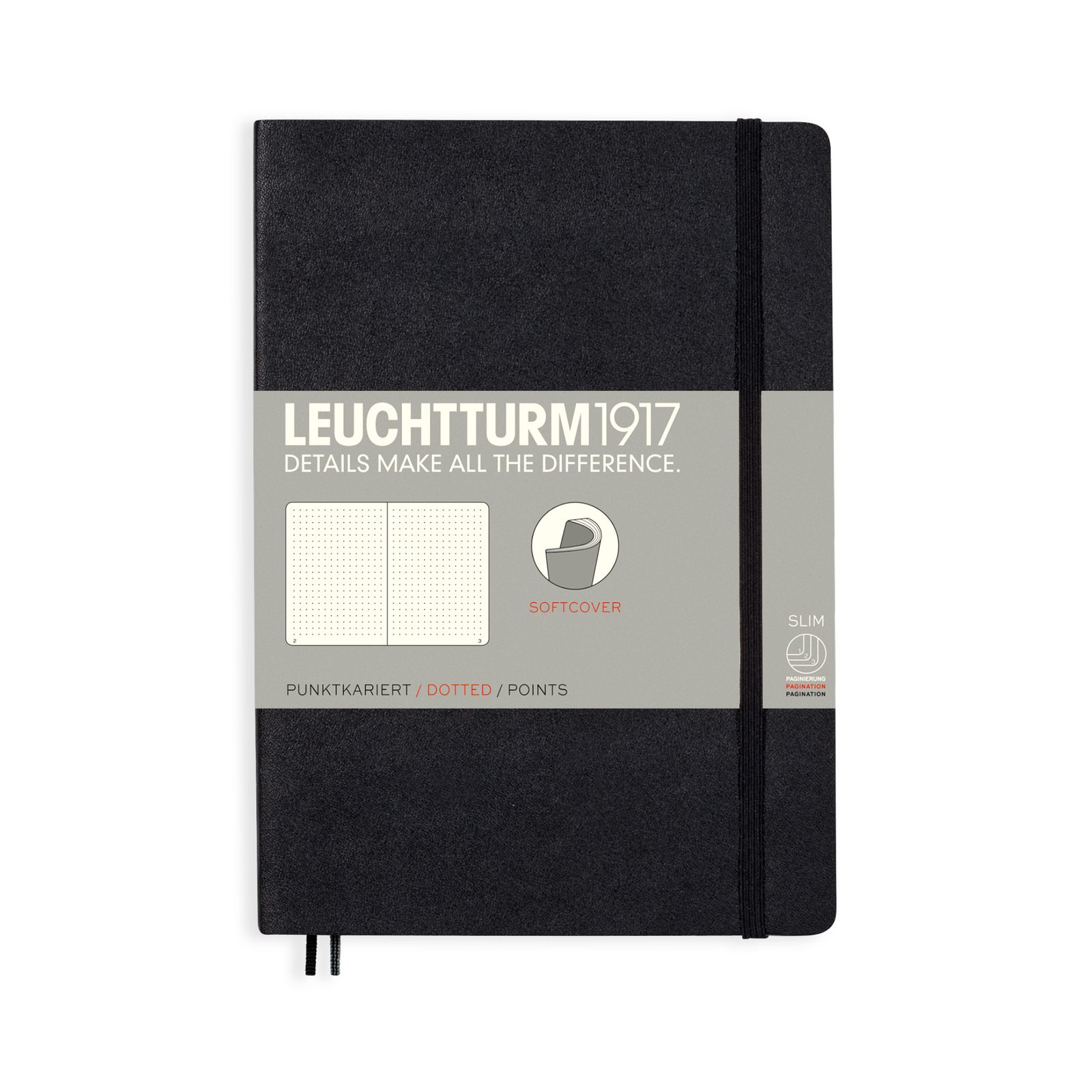 LEUCHTTURM1917 Dotted Medium Softcover Notebook - Gentleman Store