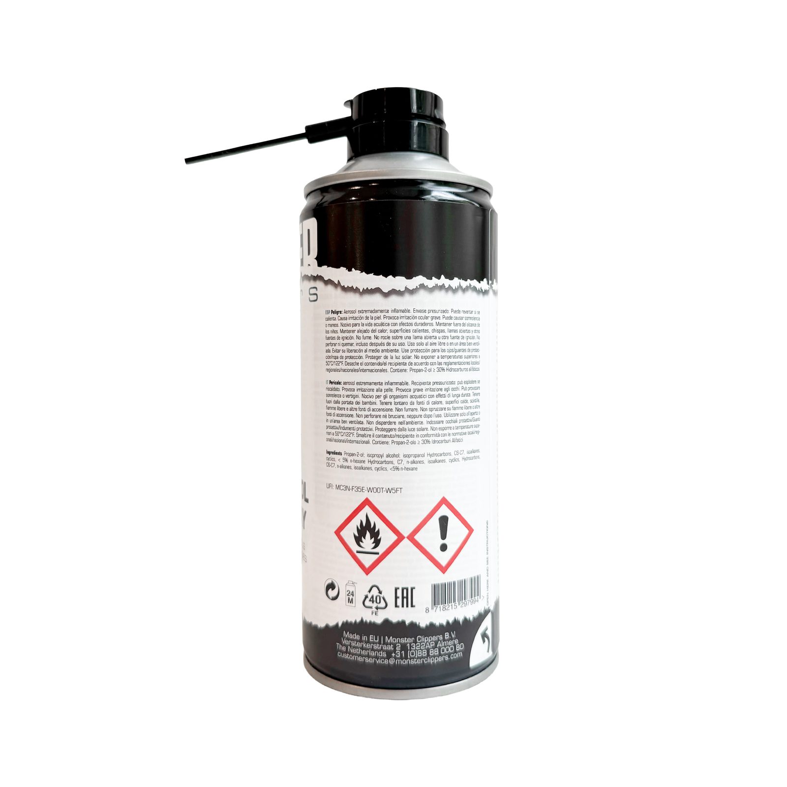 Monster Clippers — Clean & Cool Blade Spray (400 ml) - Gentleman Store