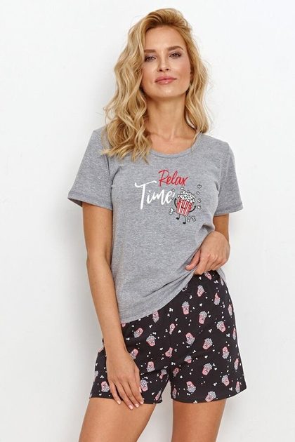 Dámské pyžamo Relax šedé - Taro - krátká pyžama - Dámská pyžama, Dámské ...