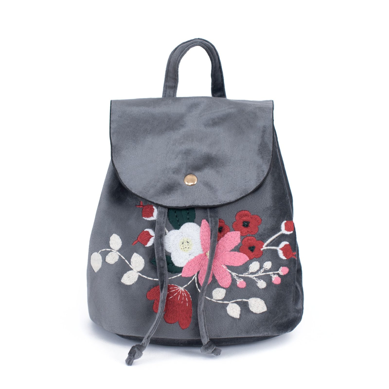 Módní vyšívaný dámský batoh šedý - Art Of Polo - Elegantní kabelky ...