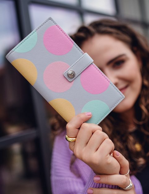 Mora Grey Candy - VUCH - Puntíkaté - Peněženky, Ženy - Vuch