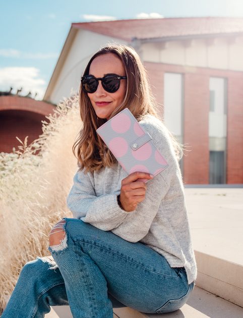 Mora Grey Rose - VUCH - Puntíkaté - Peněženky, Ženy - Vuch