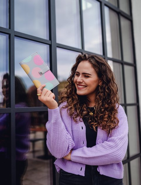 Mora Grey Candy - VUCH - Puntíkaté - Peněženky, Ženy - Vuch